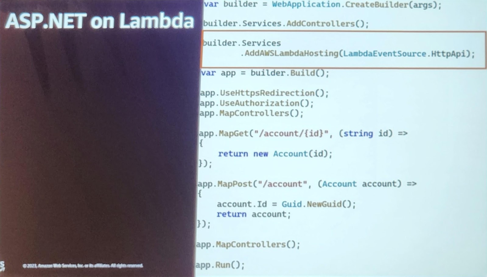 AWS Lambdaでプロダクション対応のサーバーレス.NETアプリを構築する - Hyper Billing