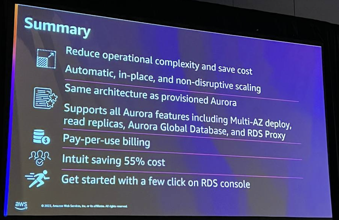 Using Aurora Serverless to simplify manageability and improve costs - Hyper Billing